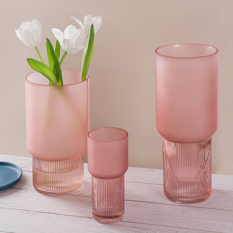 Large Pink Pedestal Vase – Bloomed Out